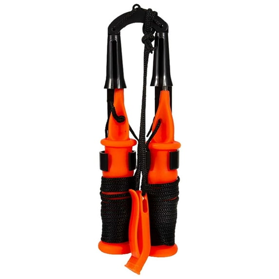 Fishing Gear Durable Winter Ice with Lifesaving Whistle—Compact Ice ...