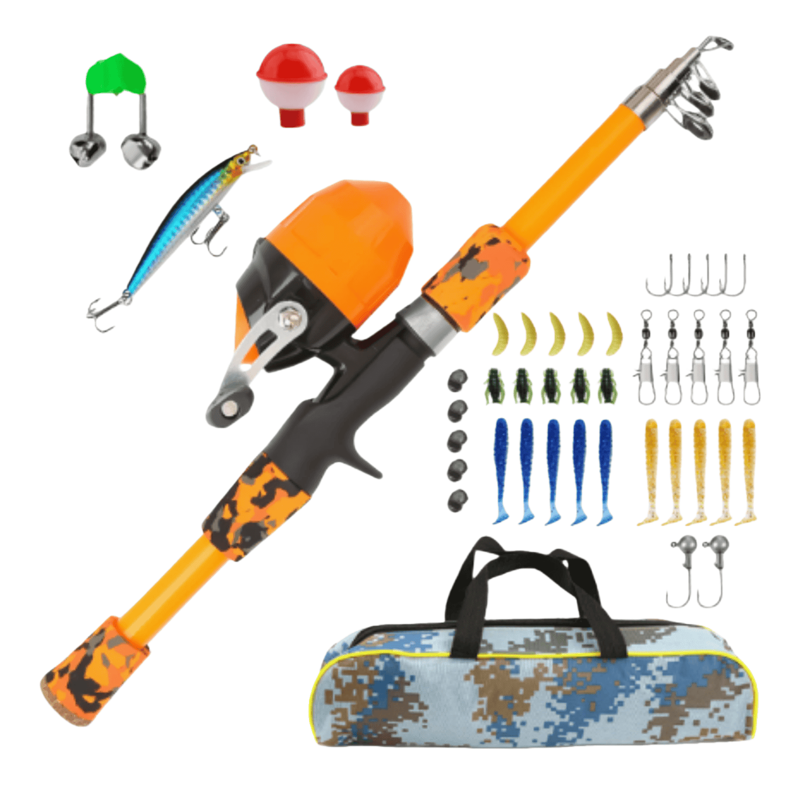 Fishing Gear For Beginners Or Experts Child Anglers Portable For ...