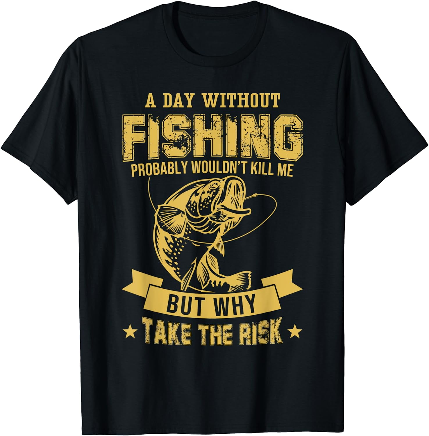 Fishing Gift Men Women Rod Bait Fischerman Hook Angeln Pike T-Shirt ...