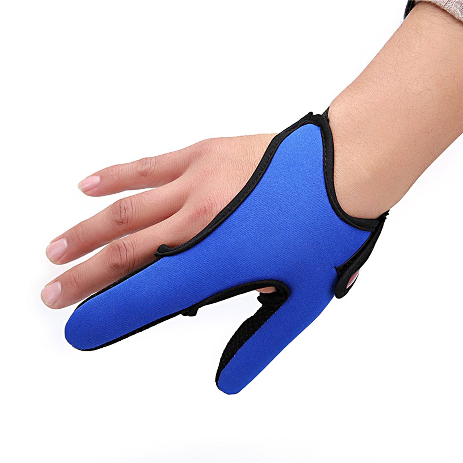 Fishing Gloves Non-slip Anti-puncture Unisex Two-finger Rod Casting ...