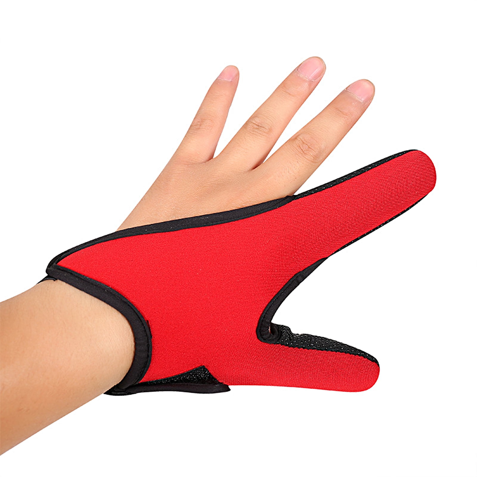 Fishing Gloves Non-slip Anti-puncture Unisex Two-finger Rod Casting ...