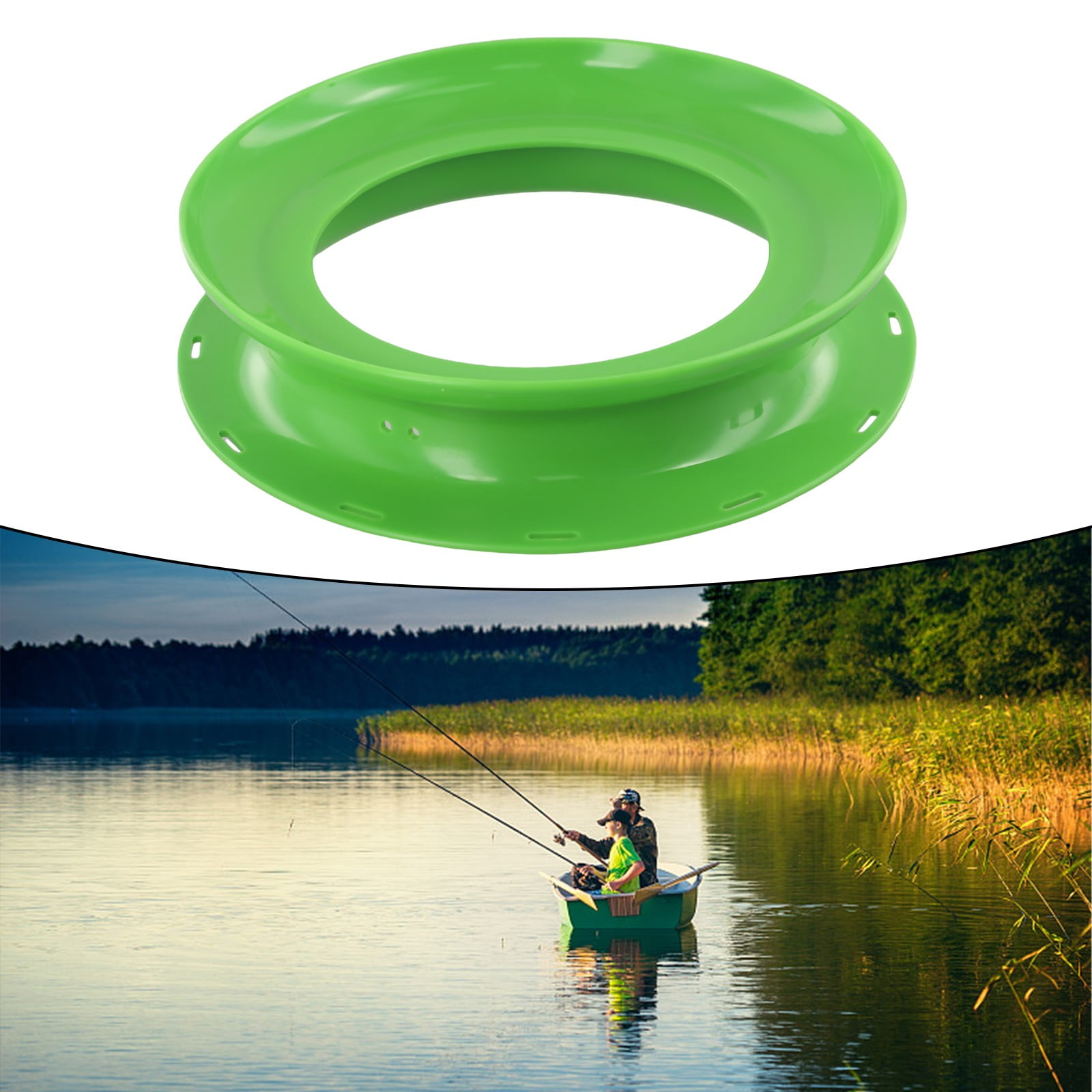 Fishing Hand Reel Hand-Line Throw Line Spoon Fishing Line Coiling Plate ...