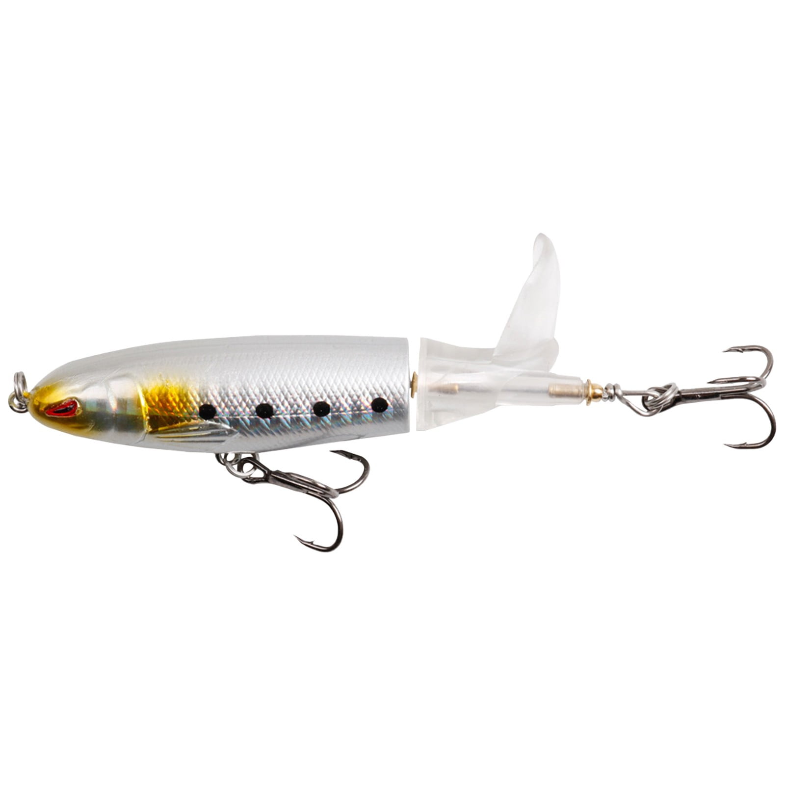 Fishing Hard Floating Pencil Topwater Propeller Tractor with Hook for ...