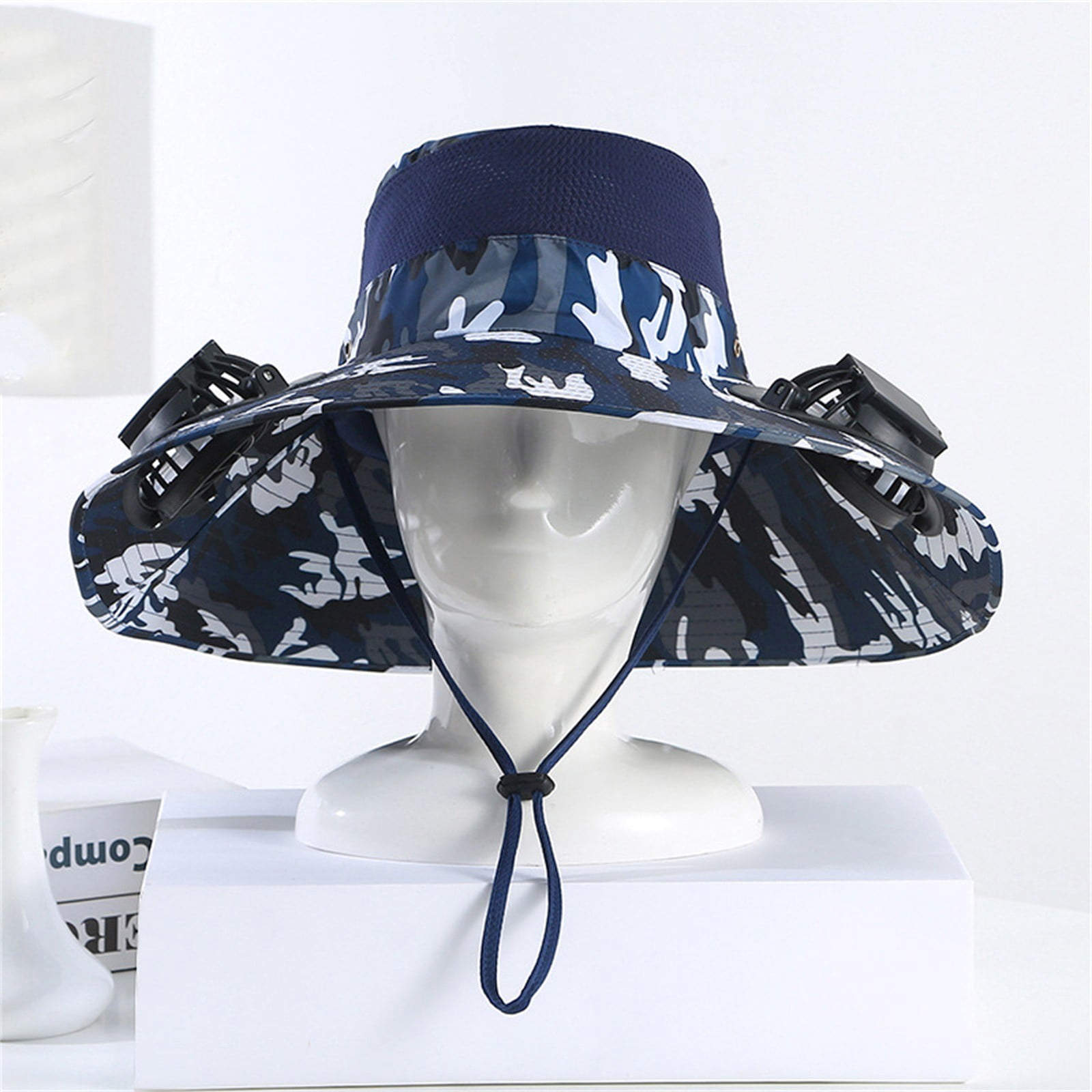 Fishing Hat With Built In Fan Outdoor Hiking Hat With Fan Giant UPF 50 ...