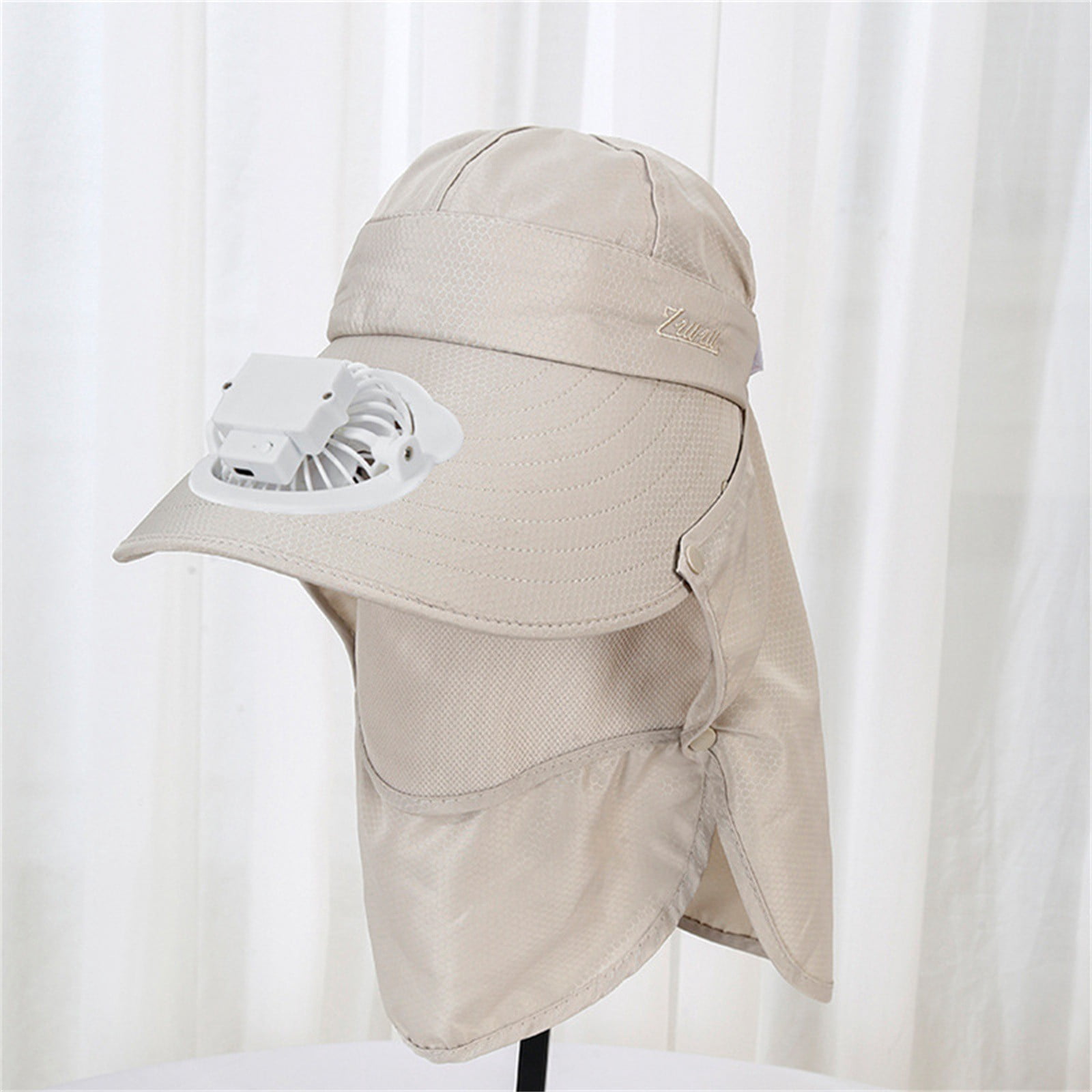 Fishing Hat With Built In Fan for Women UPF 50+ Sun Protection Wide ...