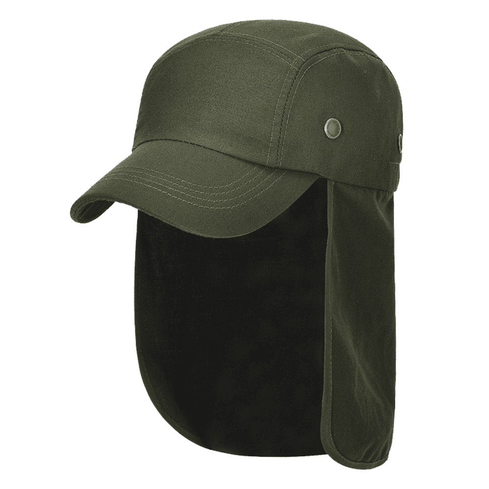 Fishing Hat Sun Cap with Neck Cover Flap, Sun Protection Baseball Cap ...