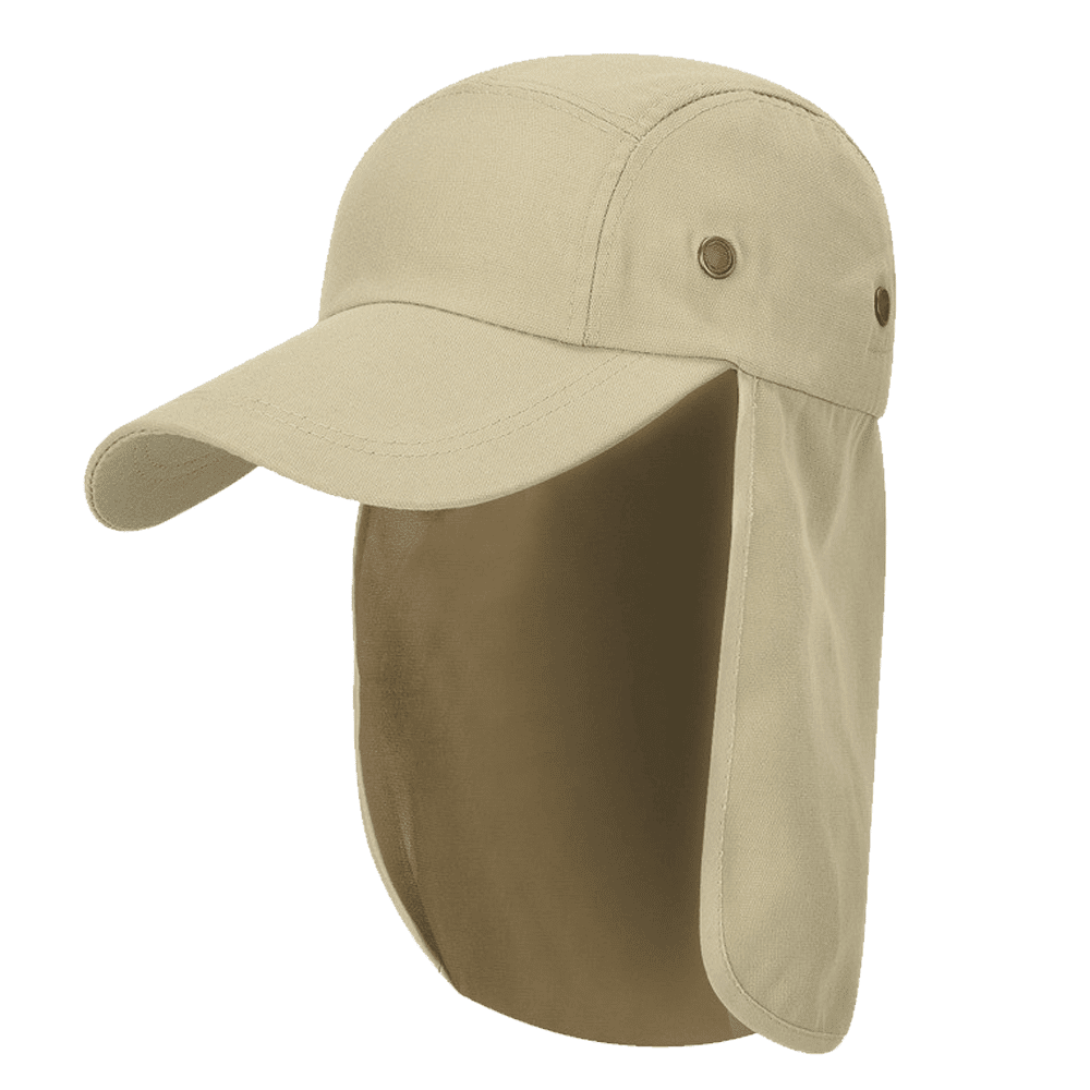 Fishing Hat Sun Cap with Neck Cover Flap, Sun Protection Baseball Cap ...