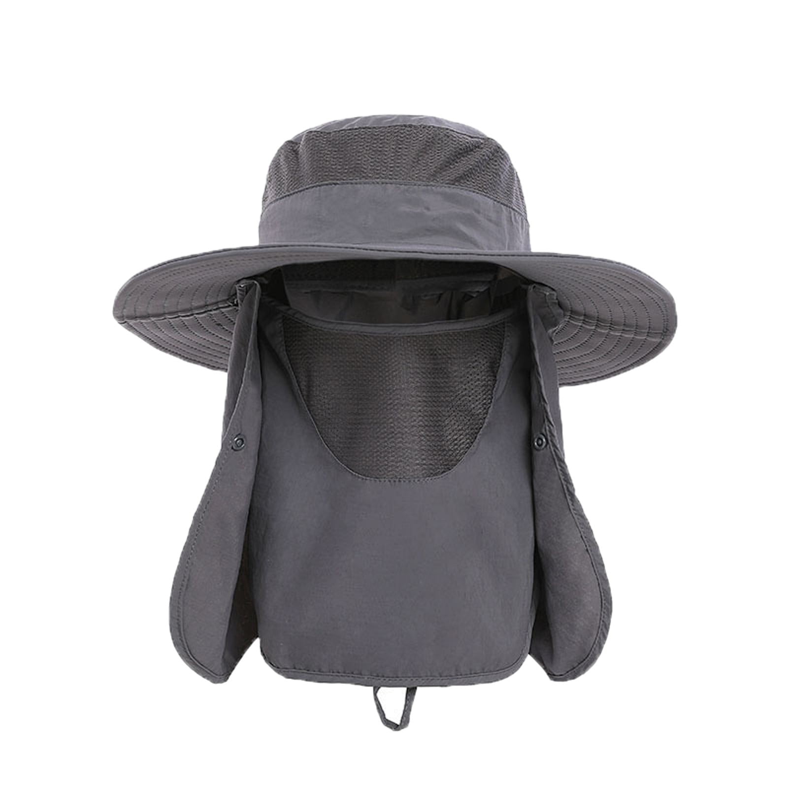 Fishing Hat UPF50+ Neck Flap Wide Brim Sun Hat for Men Women, Water ...