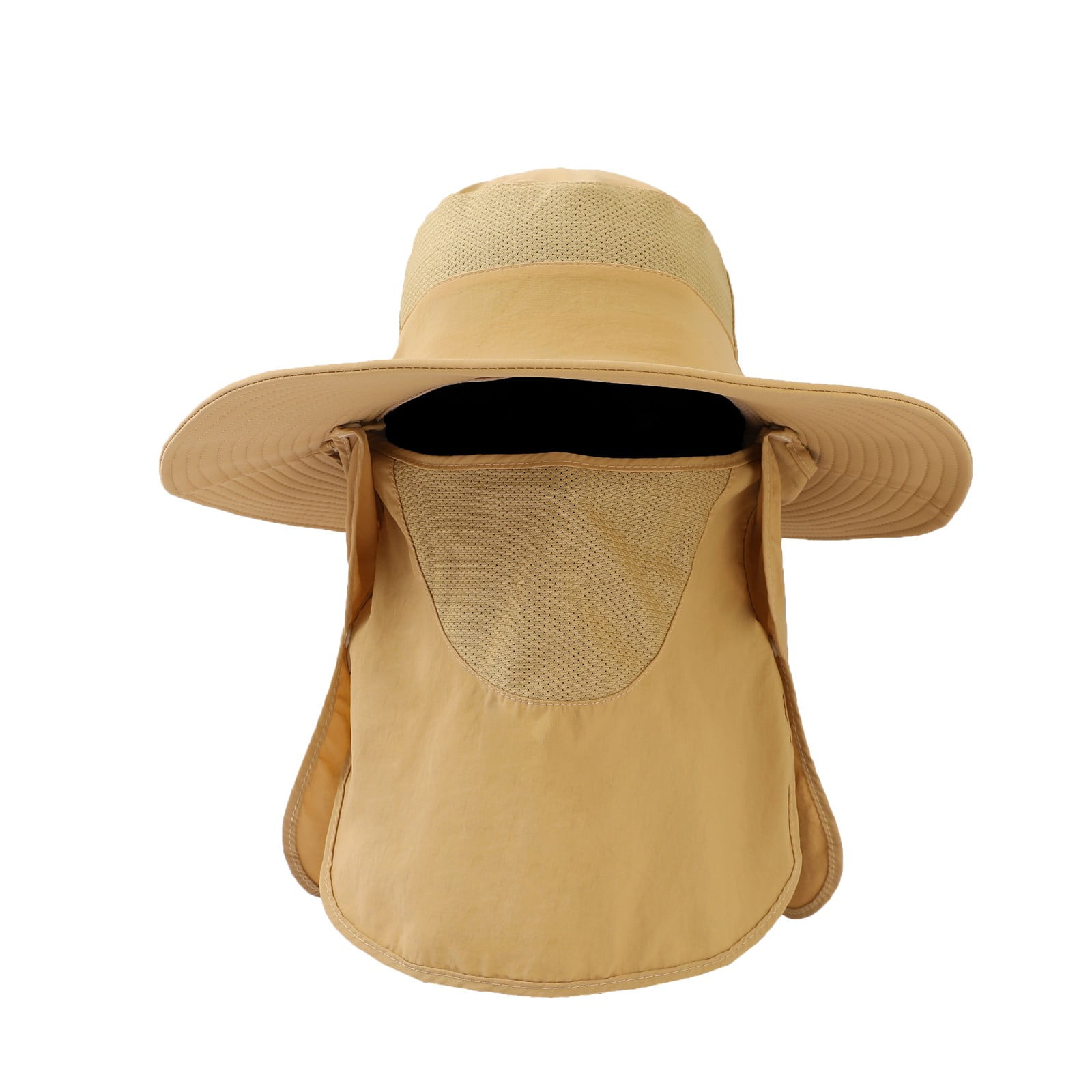 Fishing Hat UPF50+ Neck Flap Wide Brim Sun Hat for Men Women, Water ...