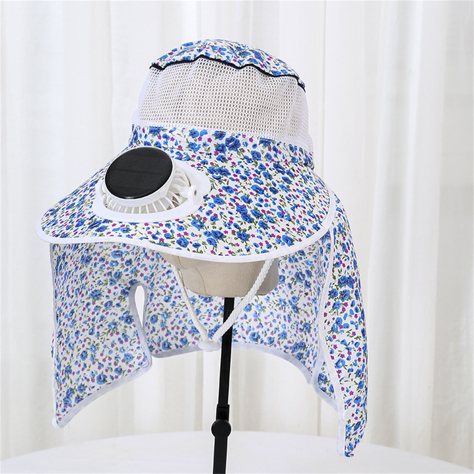 Fishing Hat With Built In Fan Hiking UPF 50+ Sun Protection Bucket Hats ...