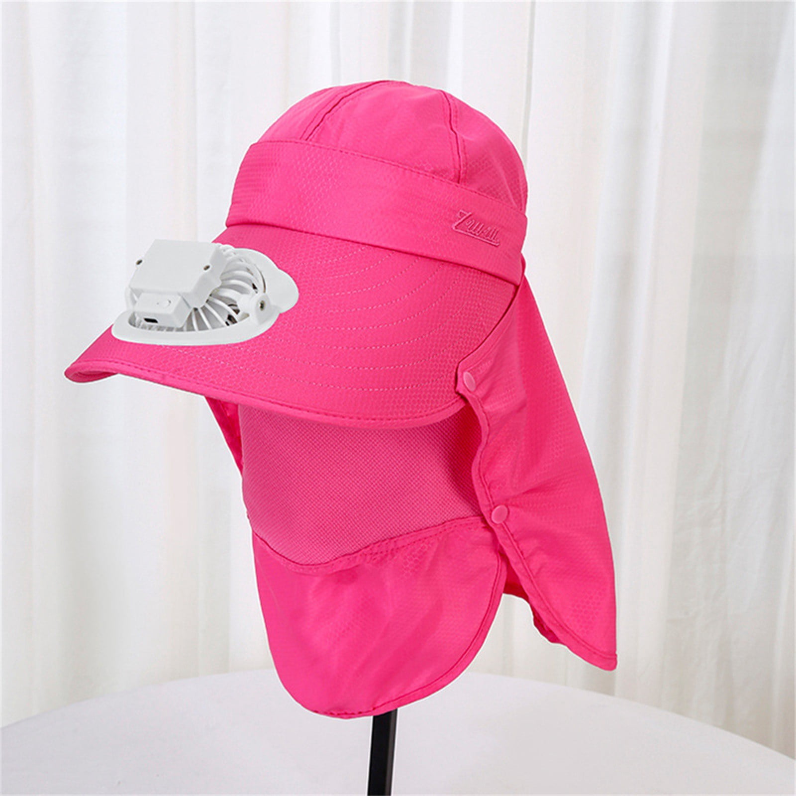 Fishing Hat With Built In Fan for Women UPF 50+ Sun Protection Giant ...