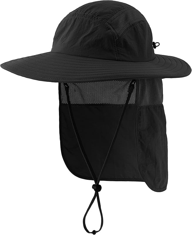 Fishing Hat for Men & Women, Outdoor UV Sun Protection Wide Brim Hat ...