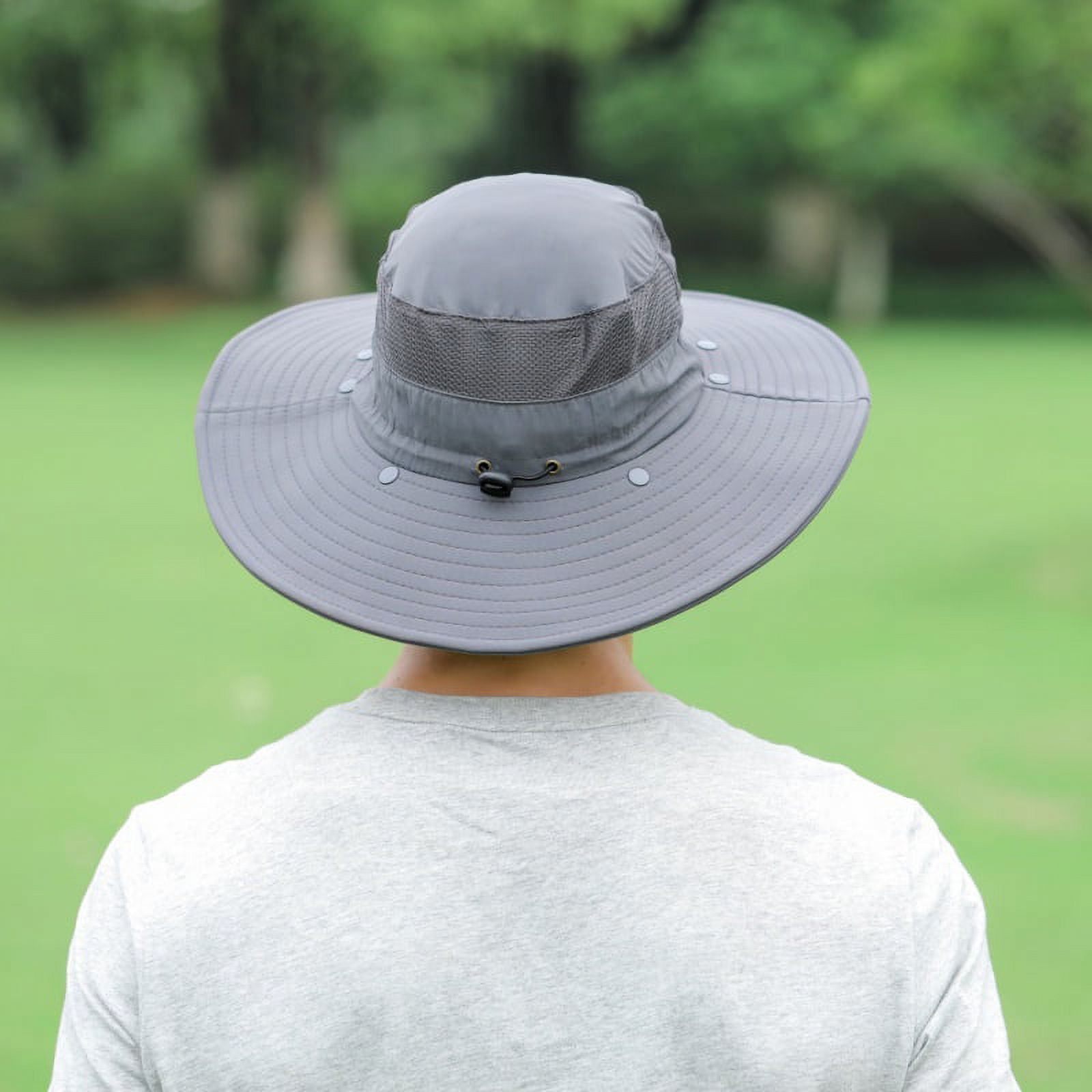 Fishing Hat with Neck Flap for Men/Women, Waterproof Sun Protection ...