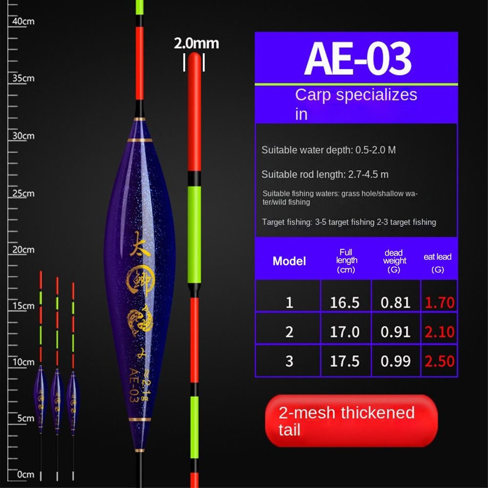 Fishing High sensitivity Indicator Eye-grabbing Coarser Slip Drift Tube ...