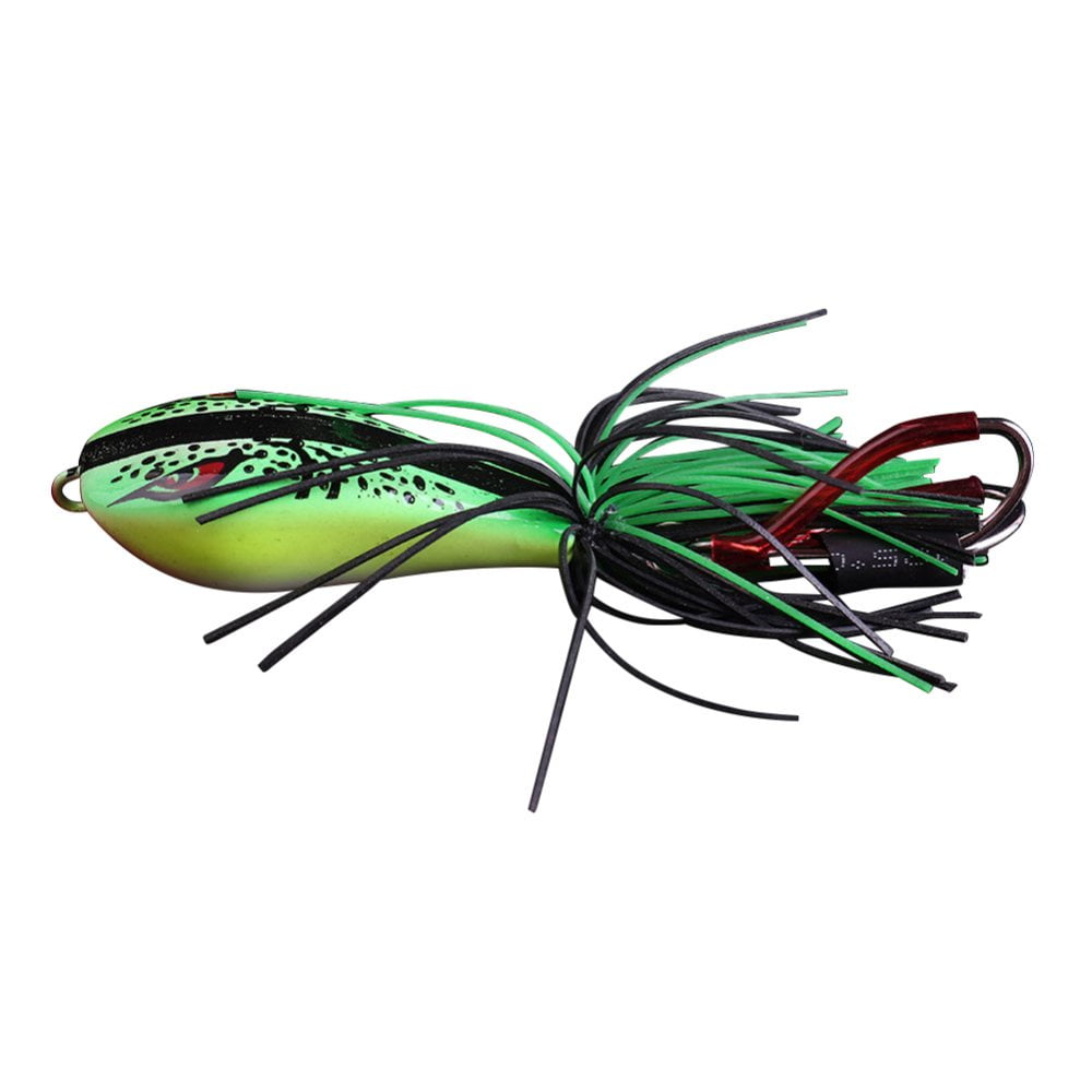 Fishing Hollow Body Frog Lure with Weedless Hooks - Walmart.com