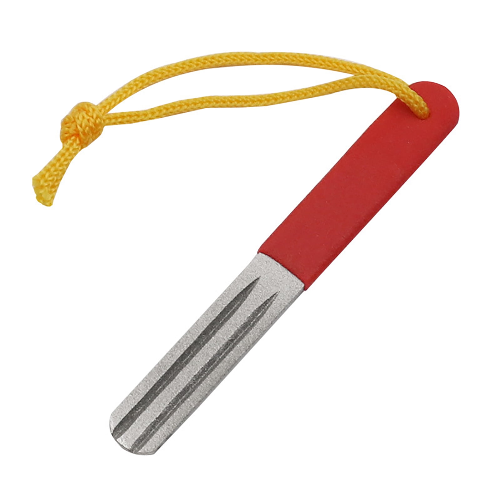 Fishing Hook Sharpener Sharp Anti-skid Portable Three Grooves Diamond ...