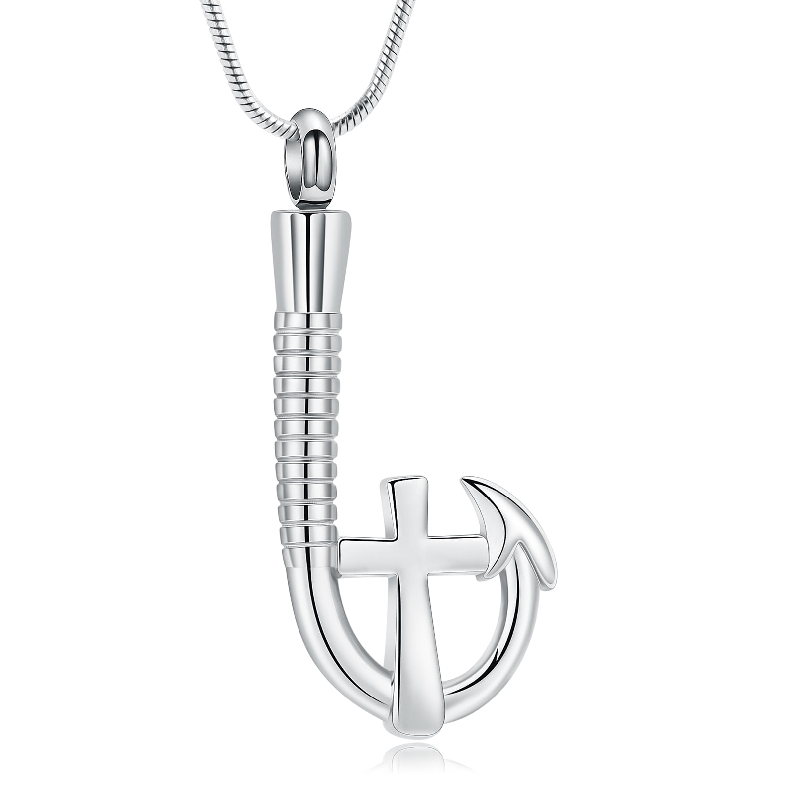 Fishing cross necklace store