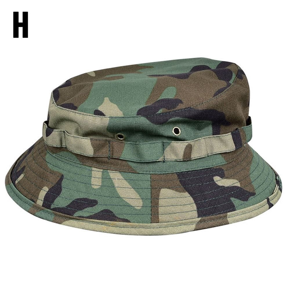 Fishing Hunting Cowboy Visor Bucket Hat Sun Men Cap Military Tactics ...