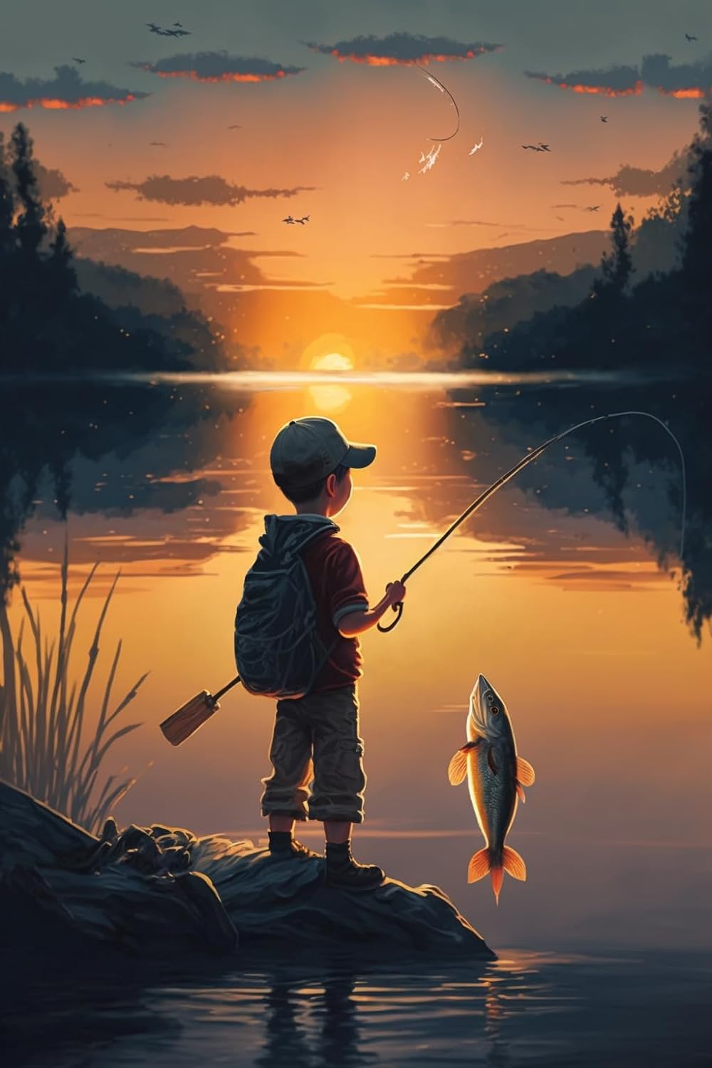 Fishing Junior Puzzles for Adults 1000 Pieces, Impossible Hard ...