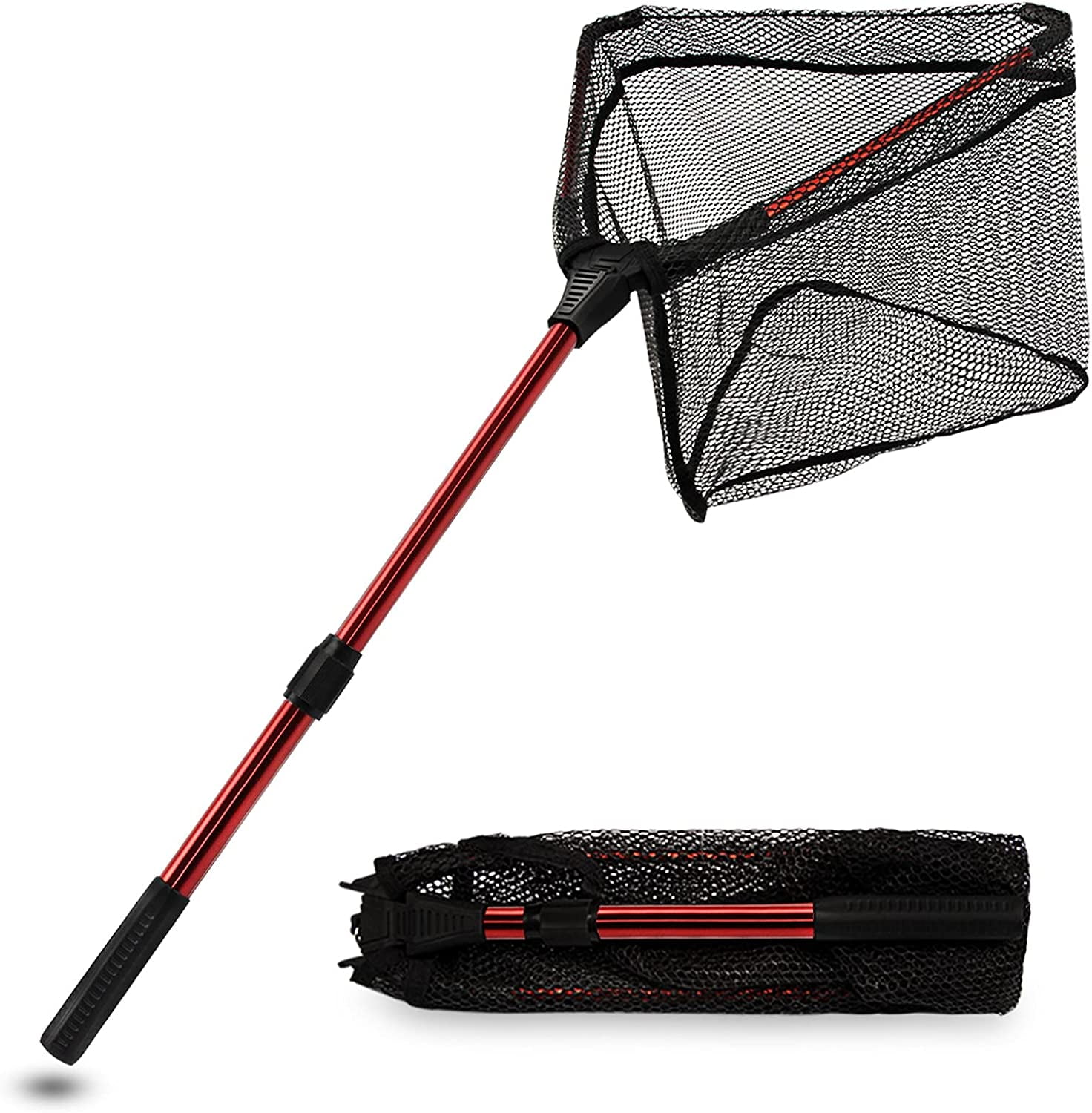 Fishing Landing Net,Foldable Collapsible Fishing Landing Net,Aluminium ...