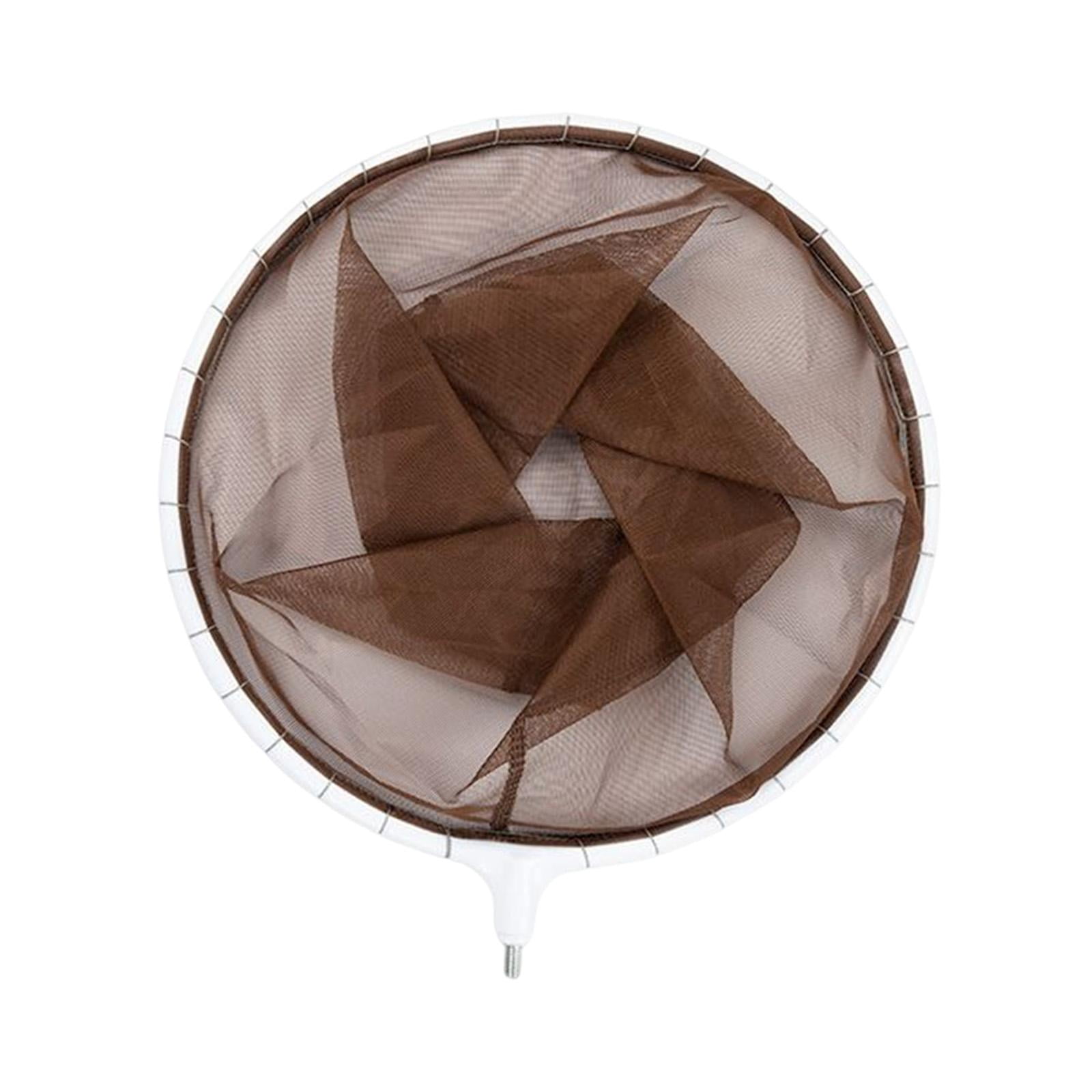 Fishing Landing Net Kayak Fish Netting Freshwater s Head Screw on Brown ...