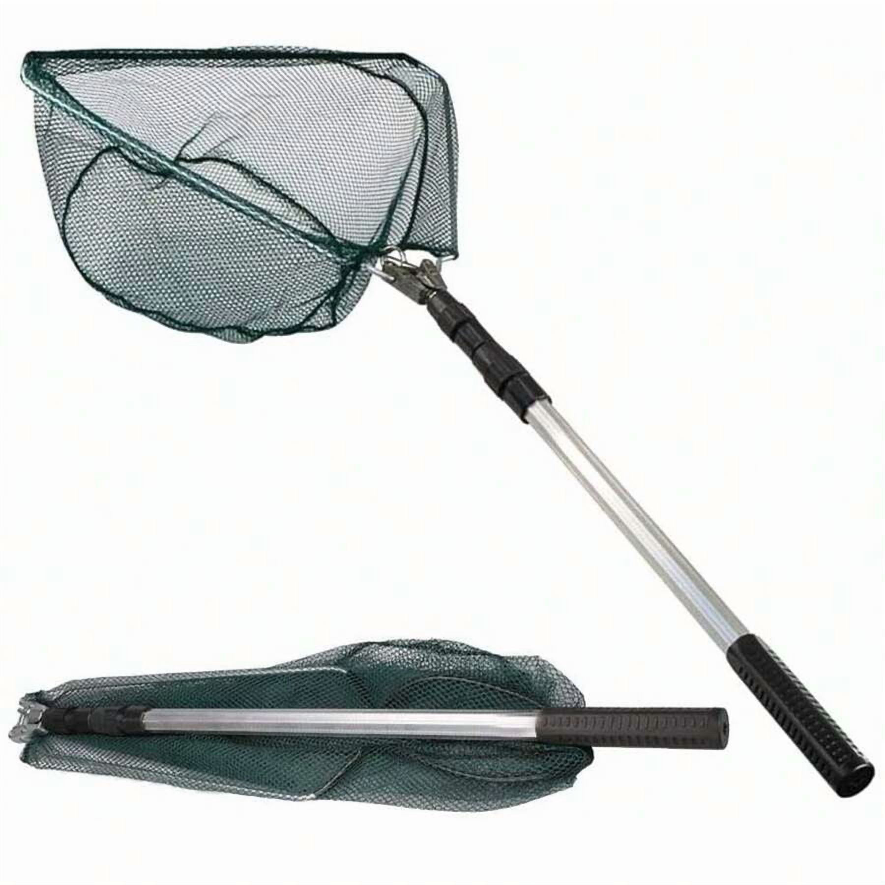 Fishing Landing Net With Telescopic Handle, Foldable & Collapsible ...