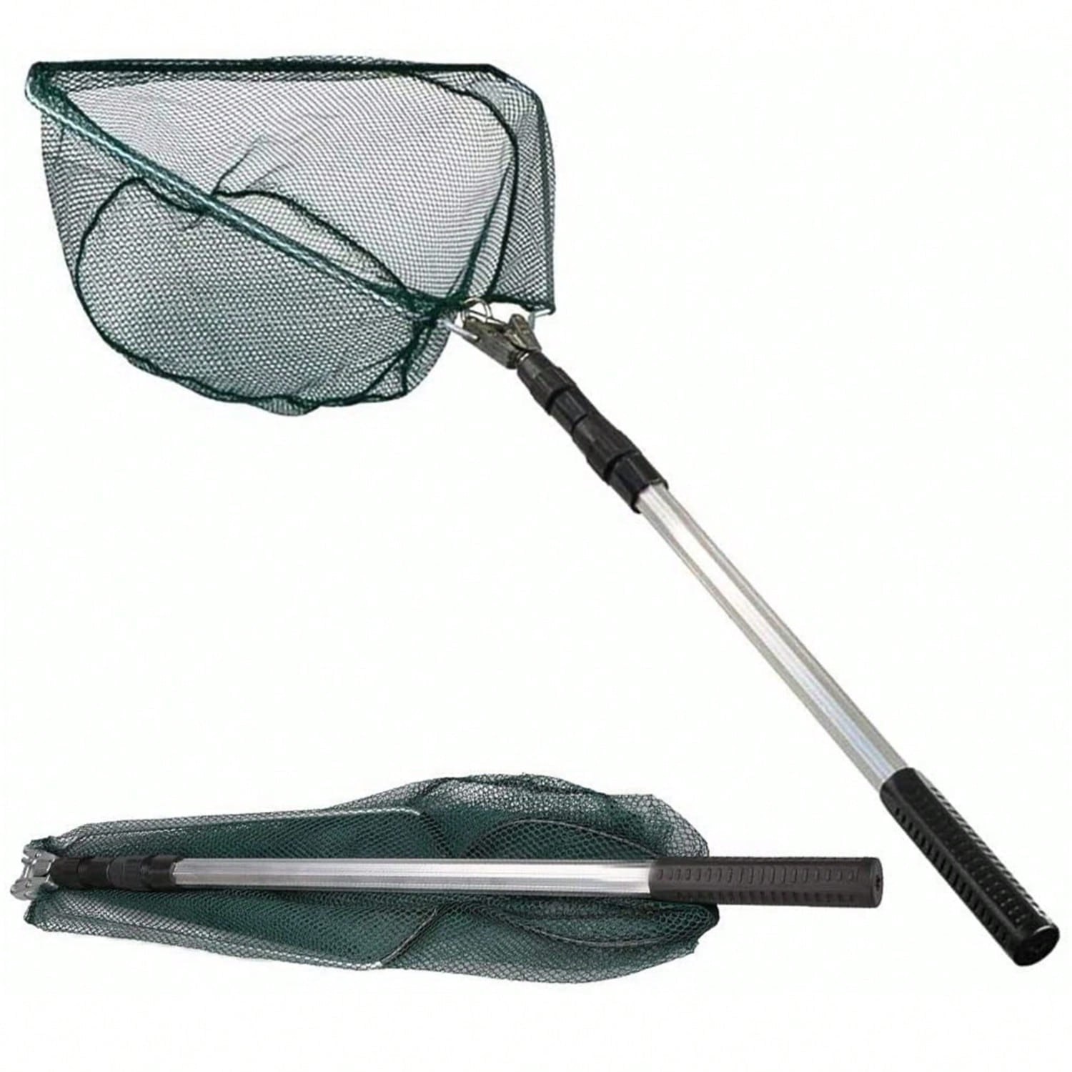 Fishing Landing Net with Telescopic Handle, Foldable & Collapsible ...
