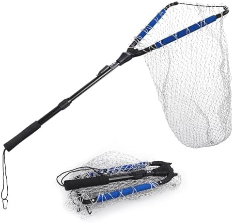 Fishing Landing Net with Telescoping Pole Handle, Fishing net ...