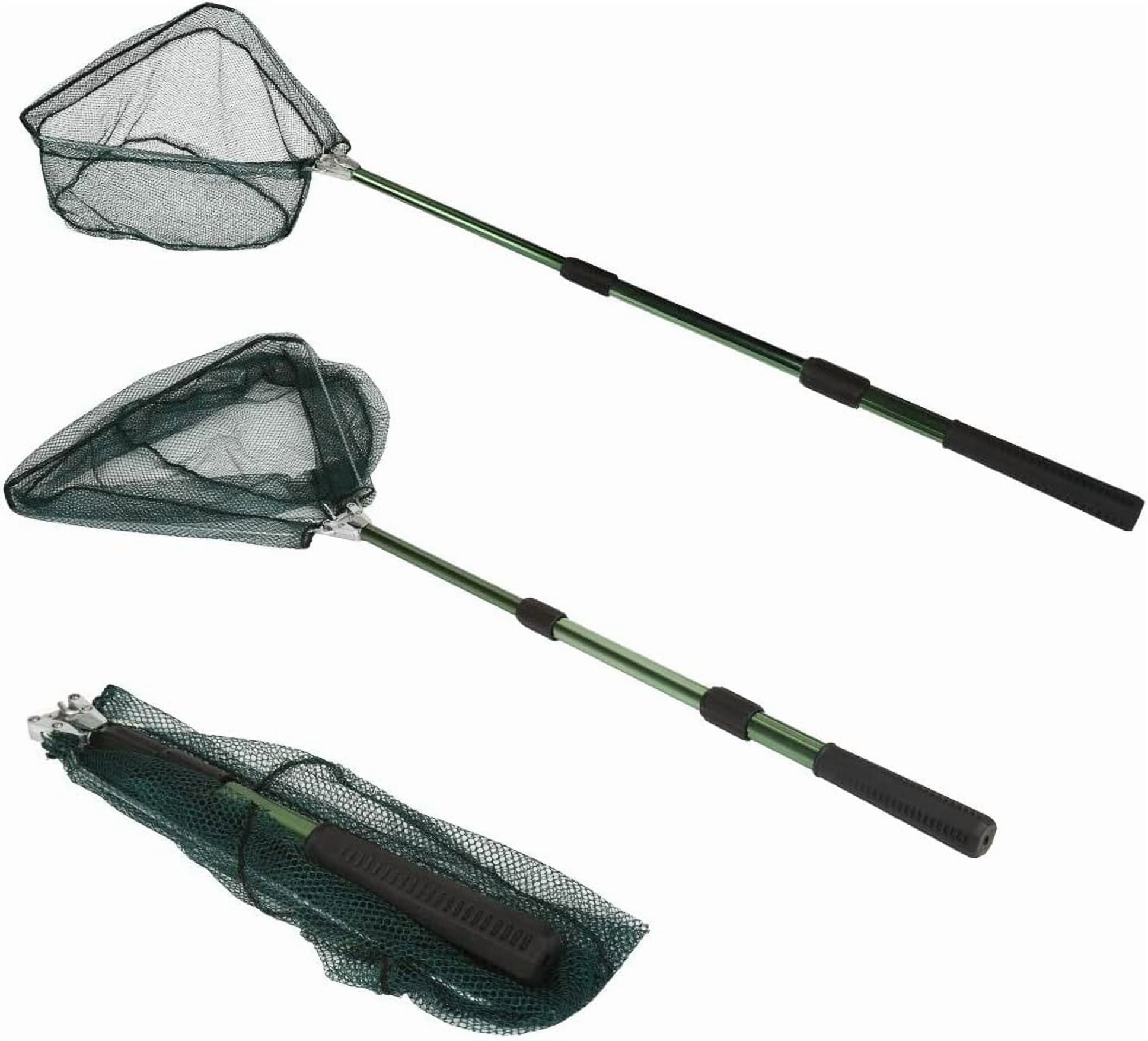 Fishing Landing Net with Telescoping Pole Handle, Fishing net ...