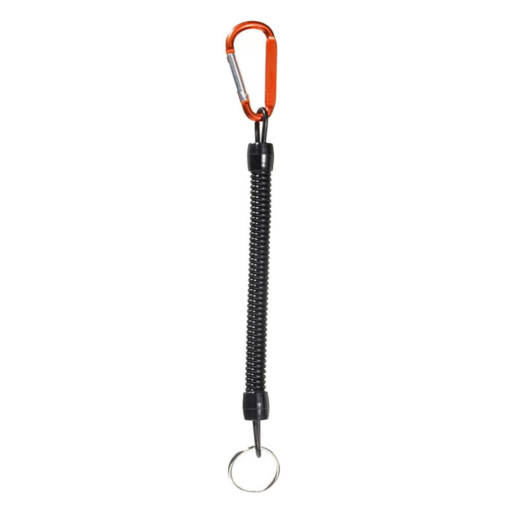 Fishing Lanyards Kayak Boating Heavy Duty Fishing Tool Safety Coil ...