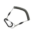 Fishing Lanyards Spring Coiled with Carabiner Spring Coiled Keychains ...