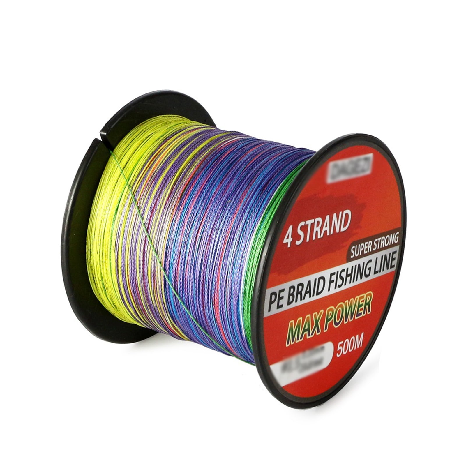 Fishing Line 4 Strand 500m Super Strong Multifilament Fishing Lines Mix Color PE Braided Fishing ...