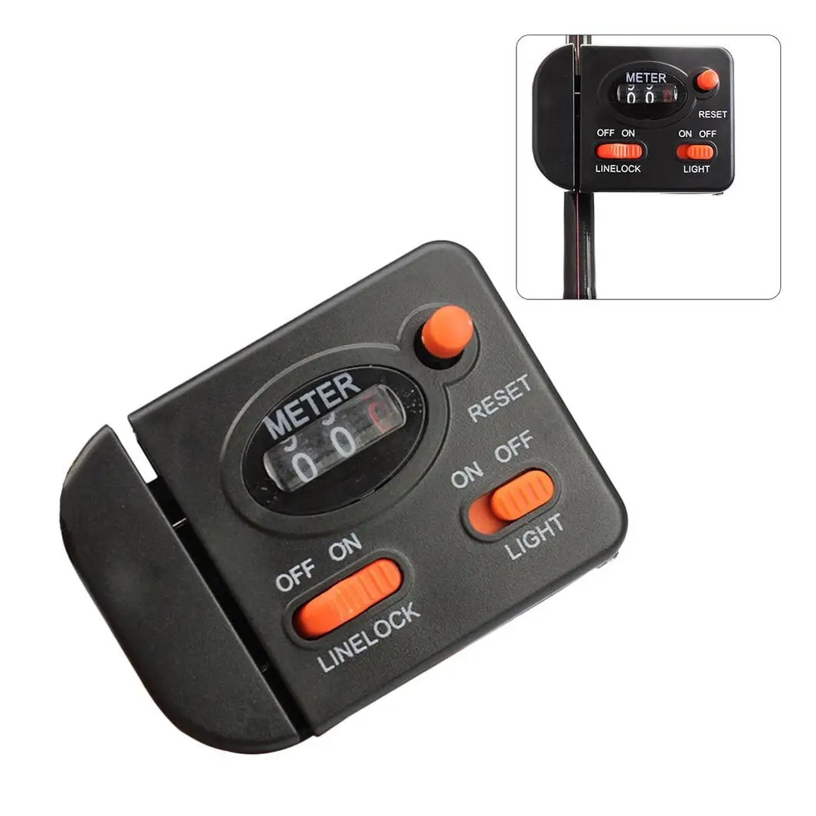 Fishing Line Length Counter Digital Display Fishing Line Depth Finder ...