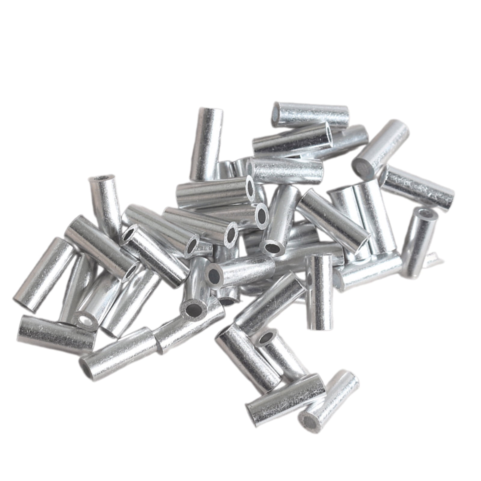 Fishing Line Tube Connectors Fishing Crimp Sleeves, 100pcs Single ...