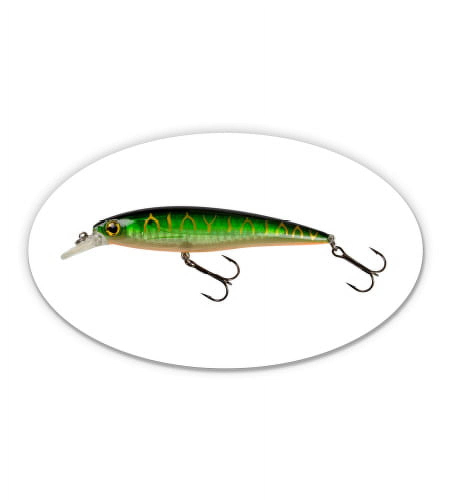 Fishing Lure - 12" Vinyl Sticker Waterproof Decal - Walmart.com