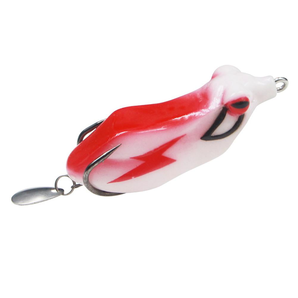 Fishing Lure 2.36in Frog Lure Soft Bait Lure Features Dual Hooks for ...