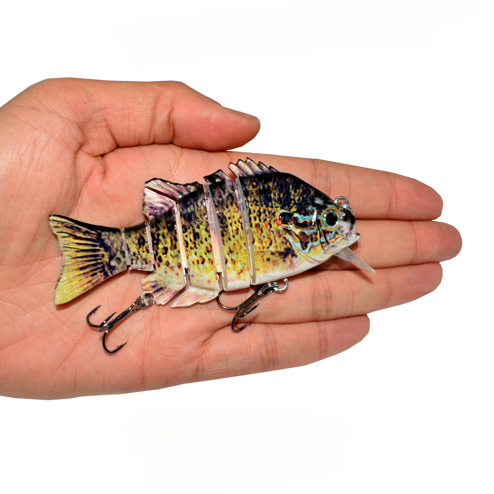 Fishing Lure Bait Swimbait Crankbait for Muskie Pike Bass Trout Catfish ...