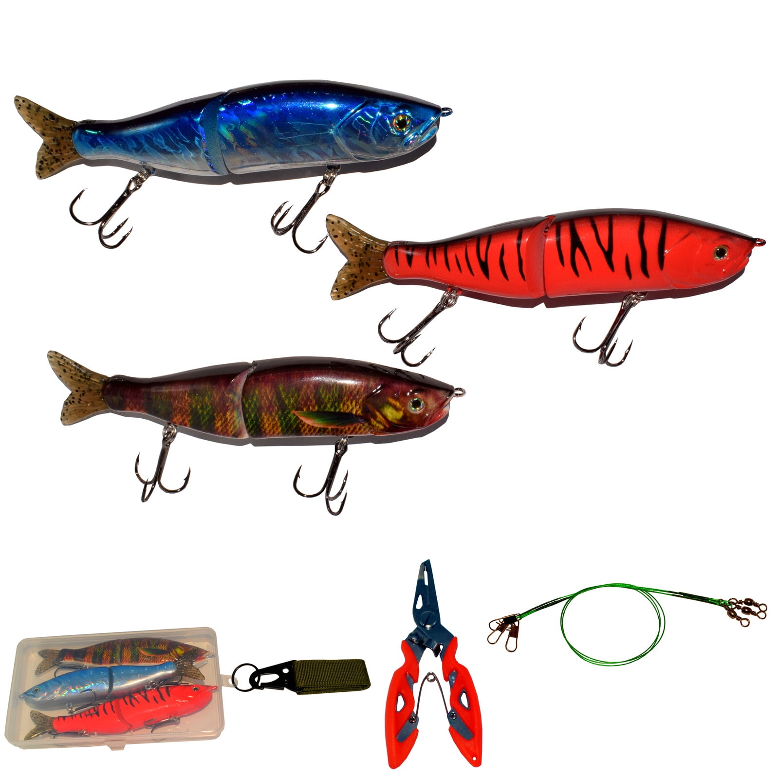 Fishing Lure Bait Swimbait Crankbait for Muskie Trout Catfish Bass ...