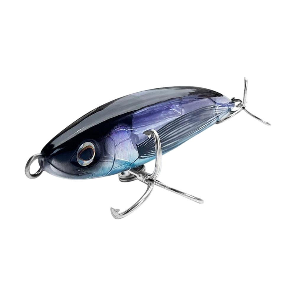Fishing Lure Bait with 5 Treble Hooks, Realistic 4D Eyes and ...