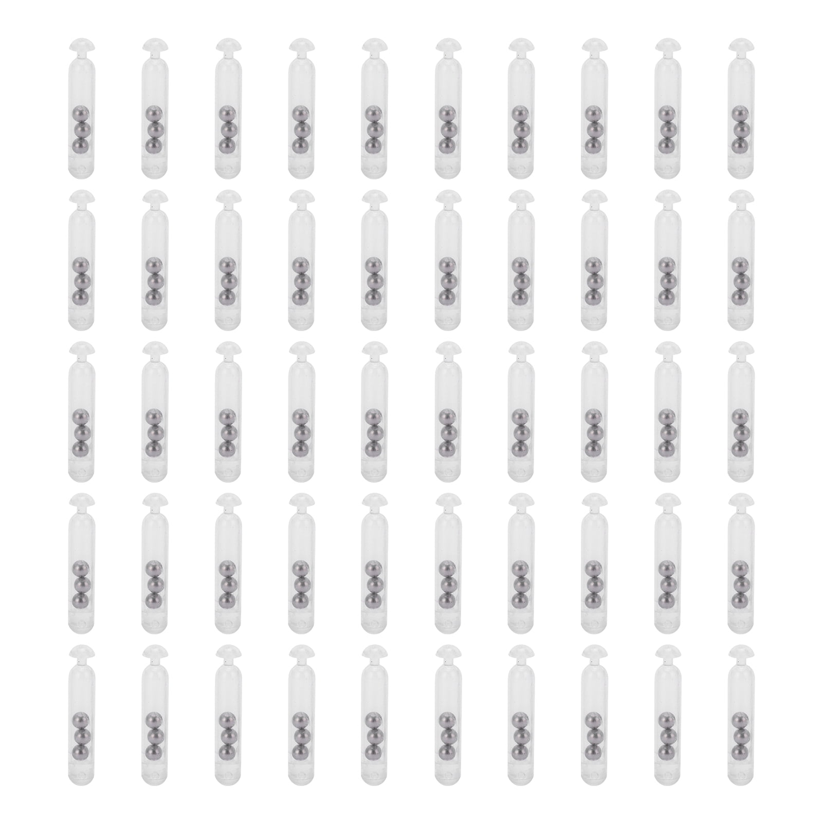 Fishing Lure Baits, Transparent White, Plastic Sound Bar with Rattle ...