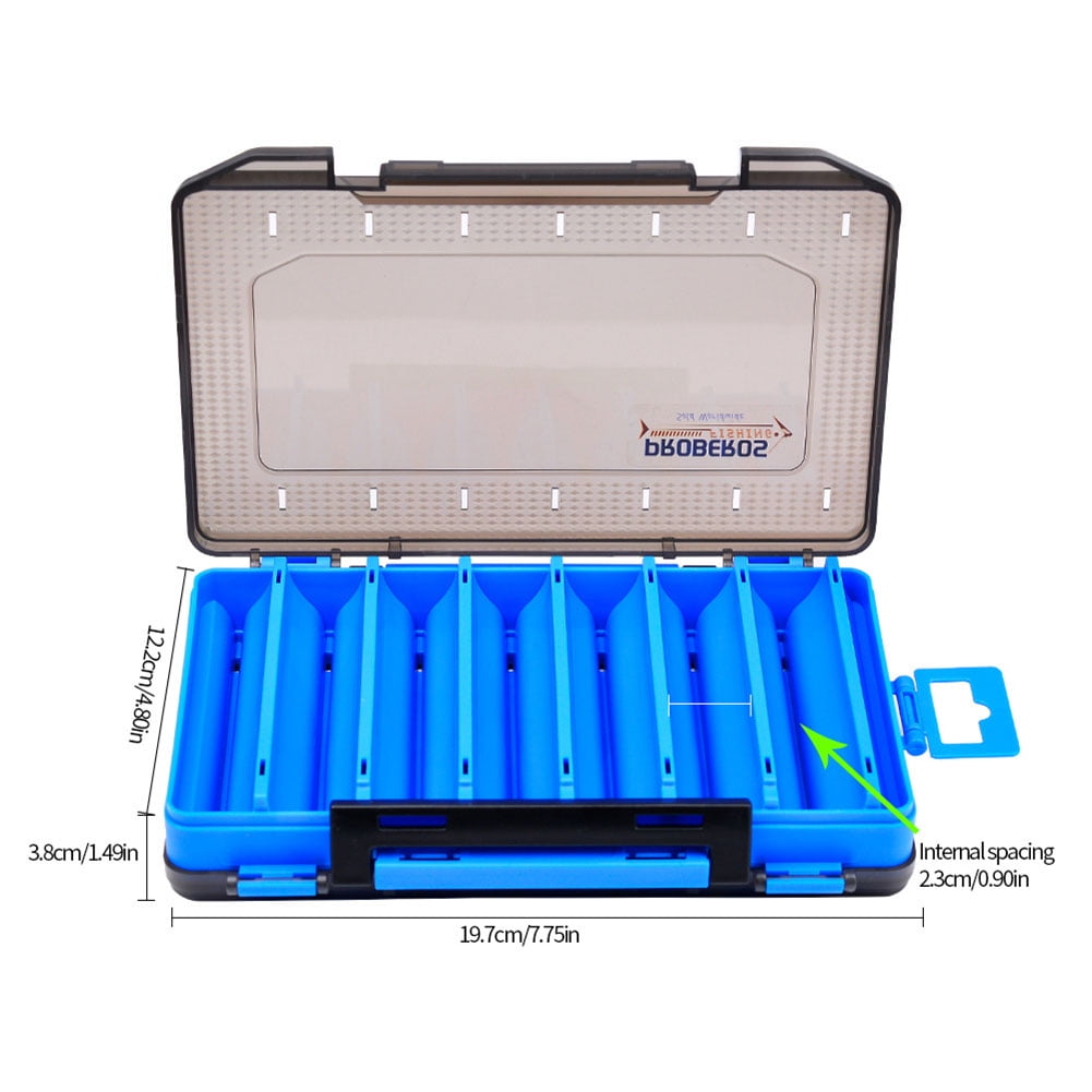 Fishing Lure Box Double Sided Tackle Storage Trays Fishing Tackle ...