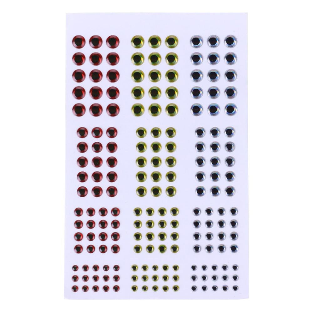 Fishing Lure Eyes 3/4/5/6mm Holographic 3D Simulated Fishing Bait Eye ...