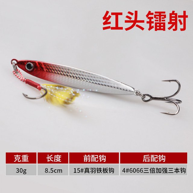 Fishing Lure Fast Jig 10g 15g 20g 25g Jig bait Seafishing throw Jig ...