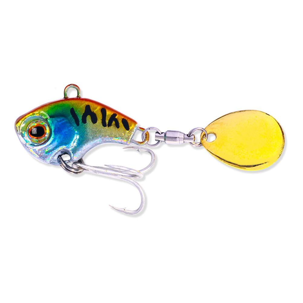 Fishing Lure Luya Fake Bait Small Whirlwind VIB Rotating Sequin Metal ...