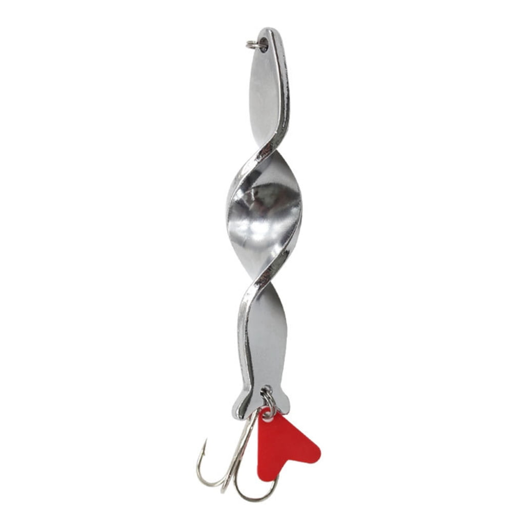 Fishing Lure Spinner Trolling Spirals Long Cast Spoons Screw Rotation ...