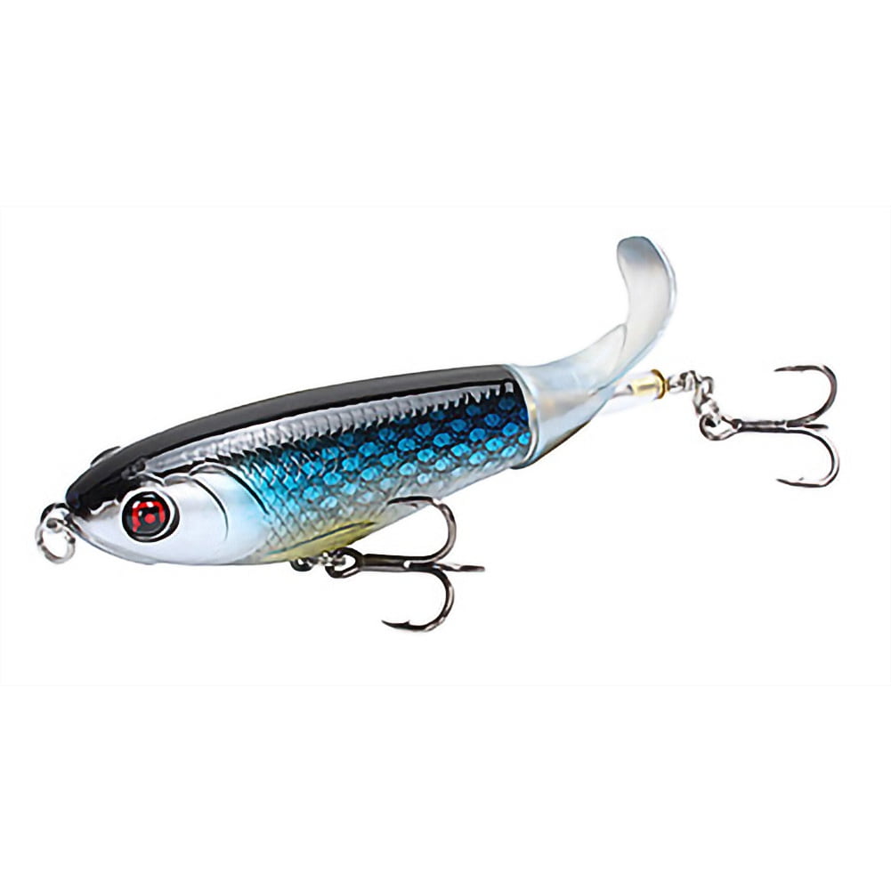 Fishing Lure Whopper Popper Topwater Artificial Hard Bait 3D Eyes ...