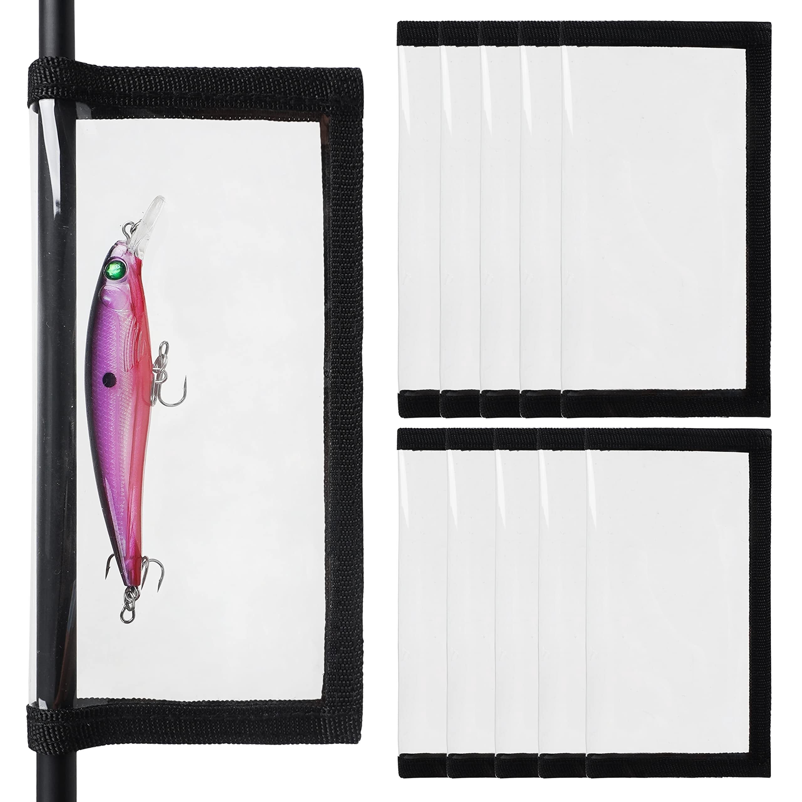 Fishing Lure Wraps 5/10 Packs Durable Clear PVC Lure Covers Keeps ...