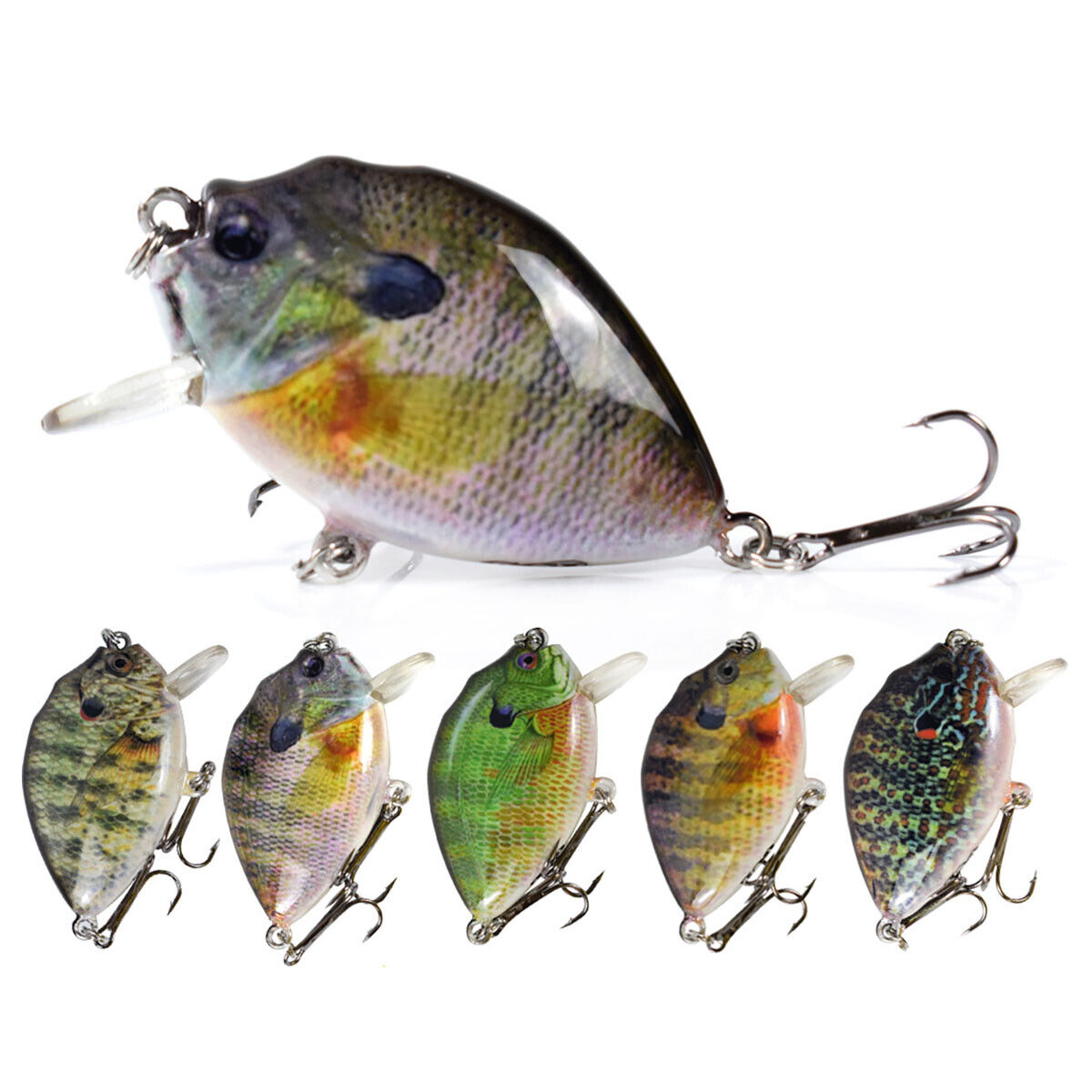 LotFancy Fishing Lures Kit, 30 Hard Metal Lure Baits Spinner Baits Set ...