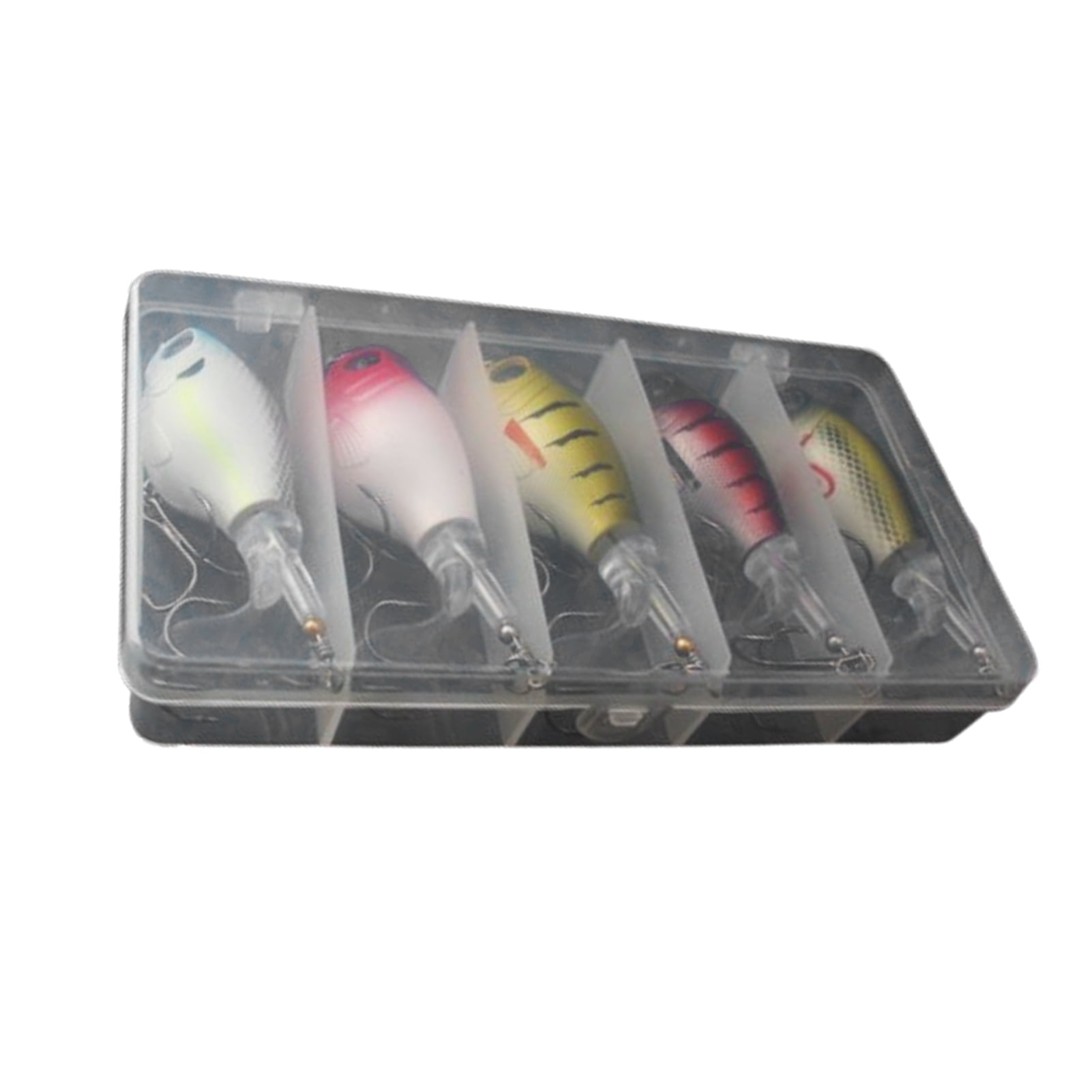 Fishing Lures, 5x Fishing Bass Lure Set, Realistic Fishing Lure Pack ...