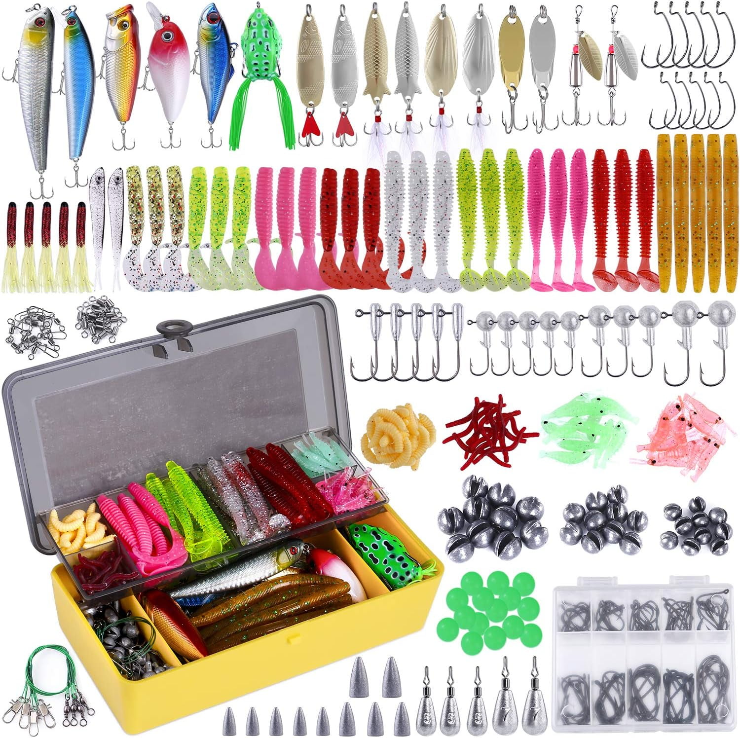 Fishing Lures Baits Tackle Including Crankbaits, Spinnerbaits, Plastic ...
